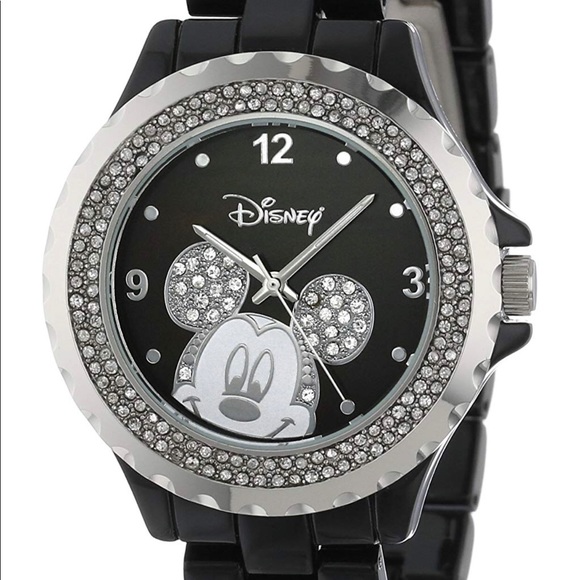 Disney | Jewelry | Nwt Womans Mickey Mouse Disney Watch Rhinestone ...